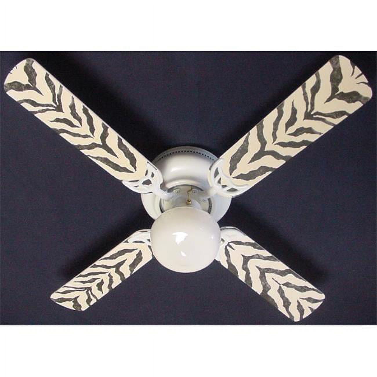 Ceiling Fan Designers 42FAN-ANI-ZS New AFRICAN SAFARI ZEBRA SKIN ...