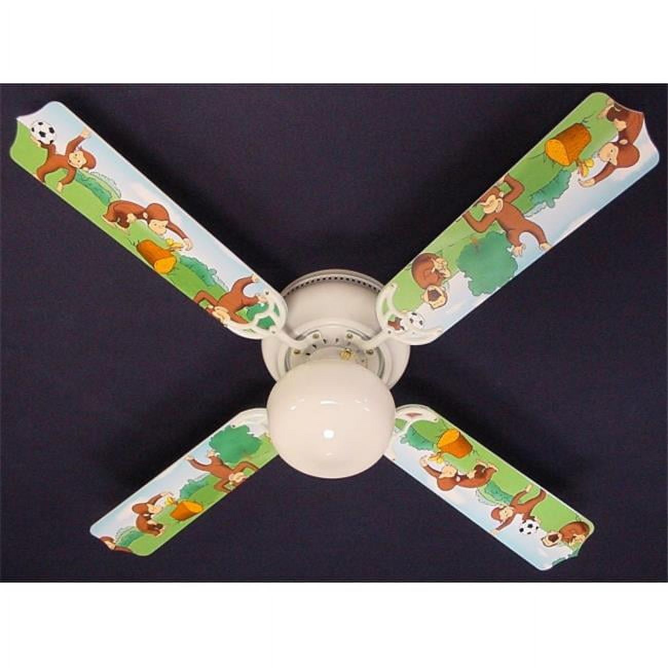 Ceiling Fan Designers Ceiling Fan, Curious George Monkey, 42' - Walmart.com