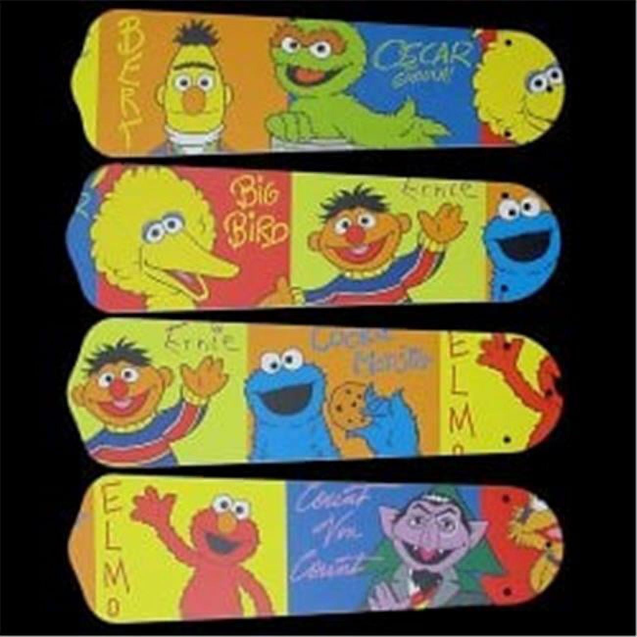 Ceiling Fan Designers Sesame Street Elmo Big Bird 42 in. Ceiling Fan ...