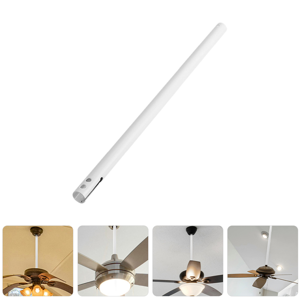 Beaupretty Ceiling Fan Extension Rods White 2Pcs 15.72X0.86X0.86in Iron ...