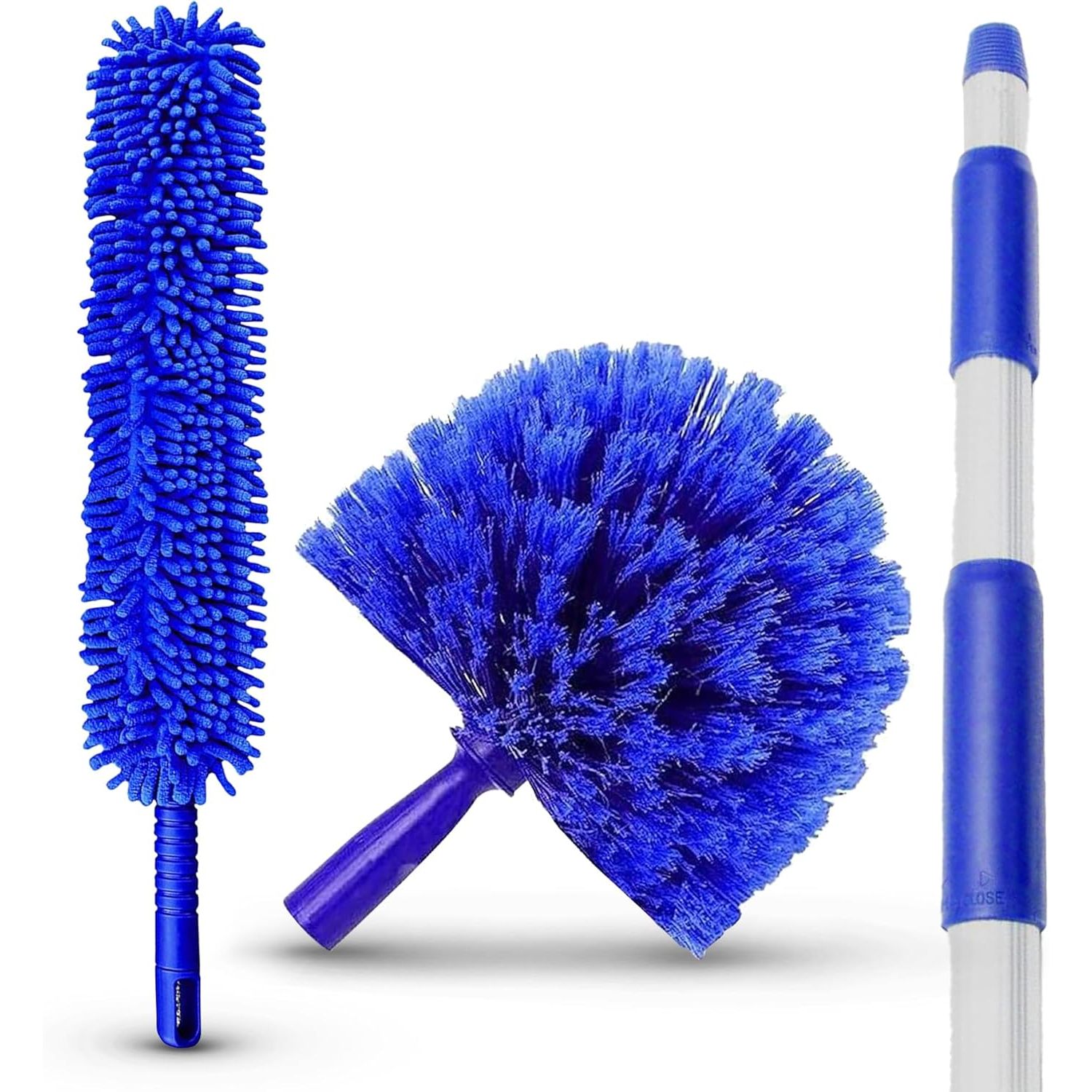 Ceiling Fan Duster Cobweb Duster, Extendable Reach 20 feet, | 3-Stage ...