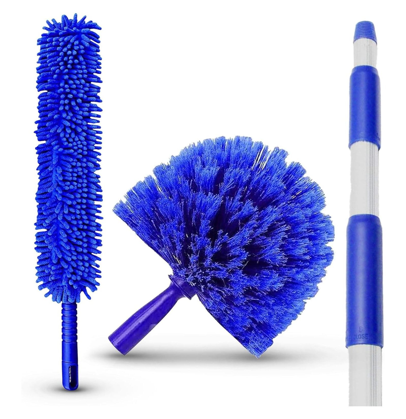 Ceiling Fan Duster Cobweb Duster, Extendable Reach 20 feet, | 3-Stage ...