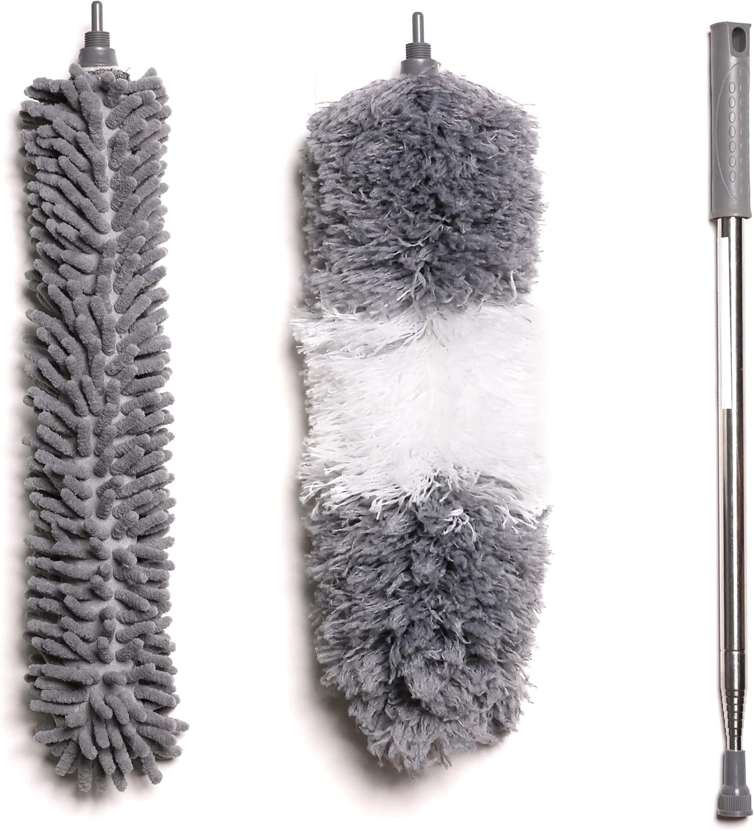 Ceiling Fan Duster with Extension Pole, 7 Ft Long Microfiber Dusters ...