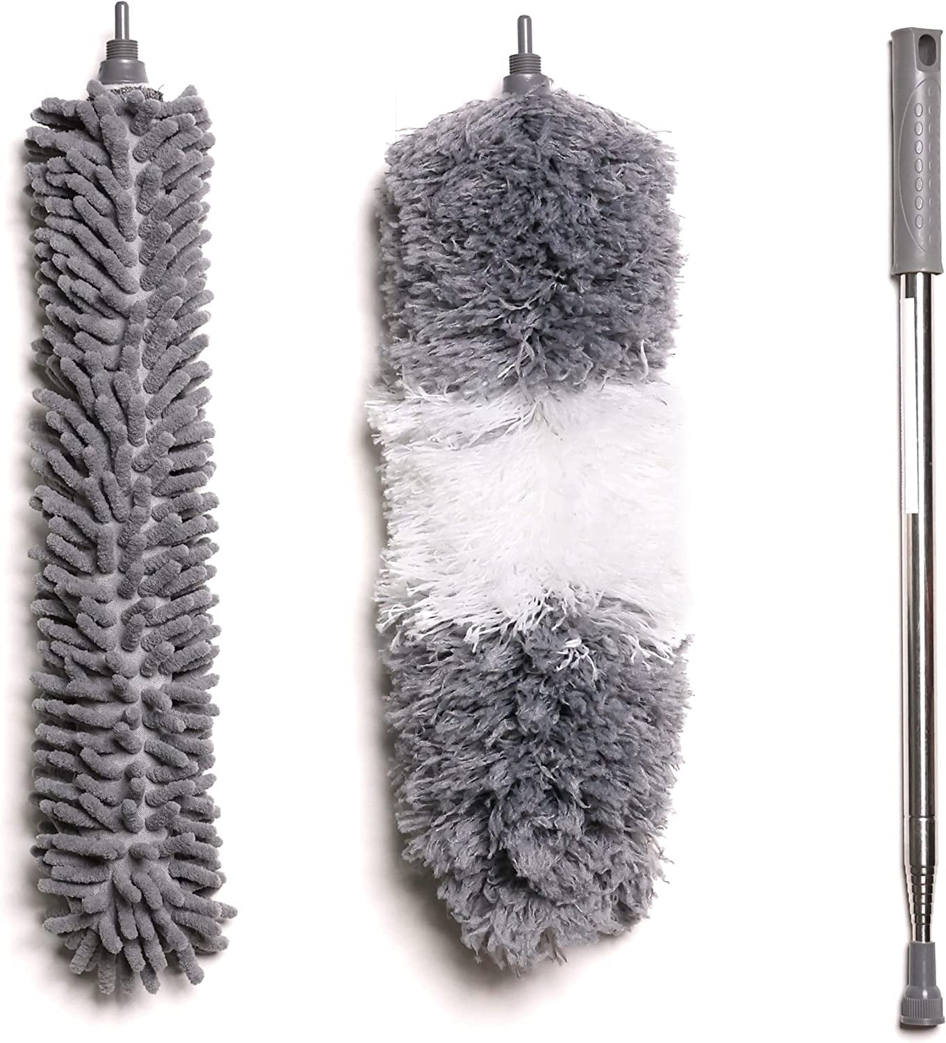Ceiling Fan Duster with Extension Pole, 7 Ft Long Microfiber Dusters ...
