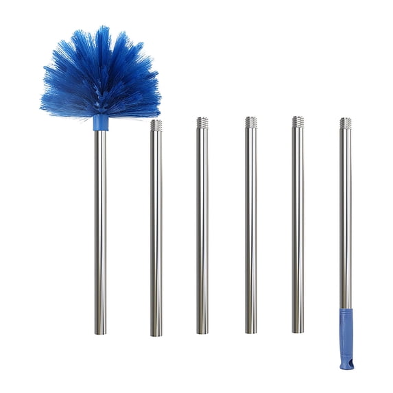 Ceiling Fan Duster with Extension Pole, Medium Stiff Bristles & 6-Feet ...