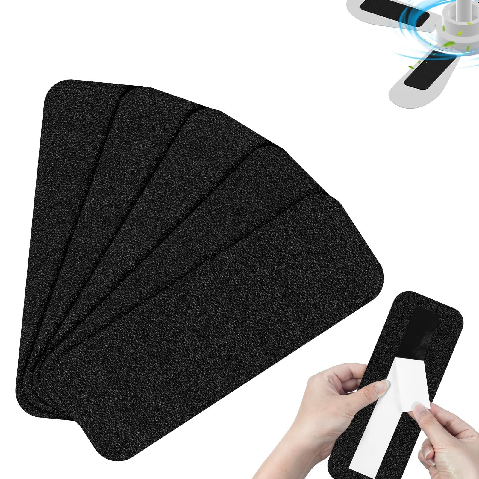 Ceiling Fan Filters for Blades, Activated Coconut Carbon Fan Filter for ...