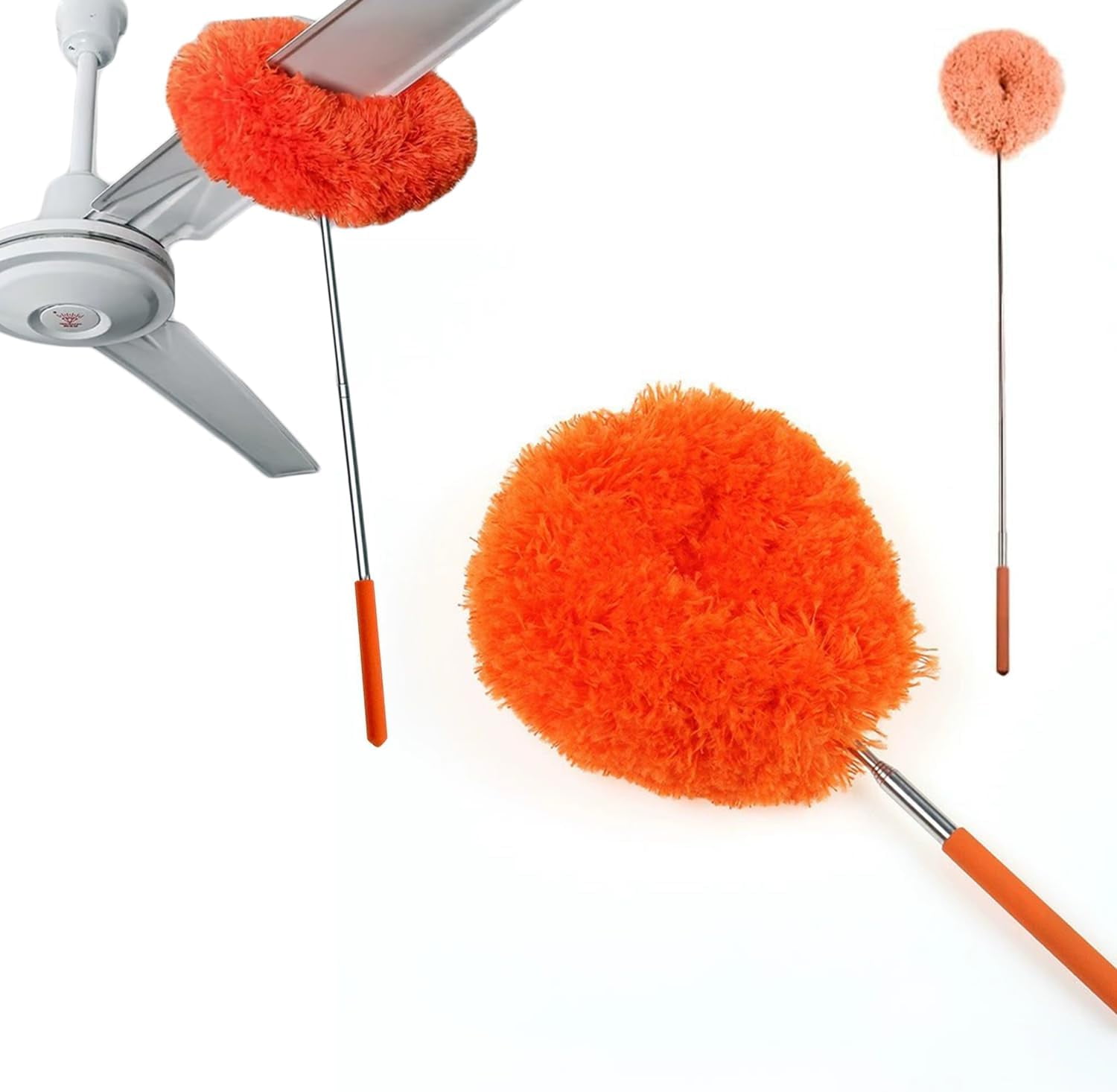 Ceiling Fan & Household Dust Buster, 2025 New Extendable Ceiling Fan ...