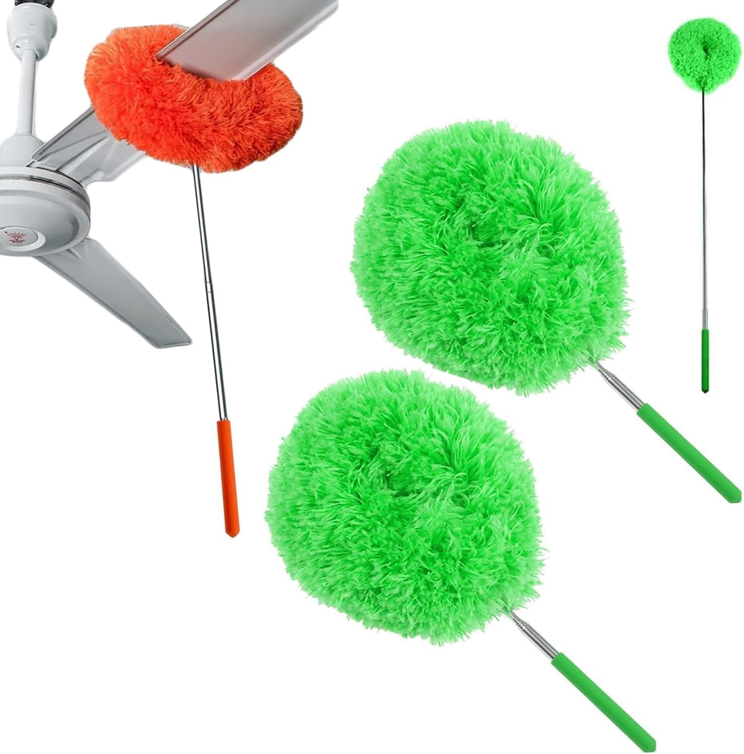 Ceiling Fan & Household Dust Buster, 2025 New Extendable Ceiling Fan ...