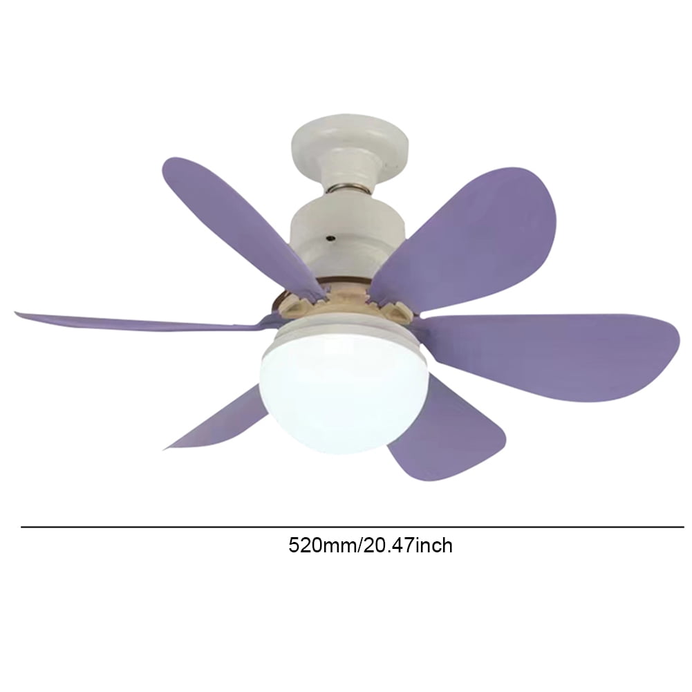 Ceiling Fan LED Lamp E27 Base Remote Control Modern LED Ceiling Fan 3 ...