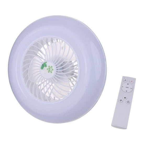 Ceiling Fan Light E27 Lamp Head Cooler Fan with Remote Control 2700 ...