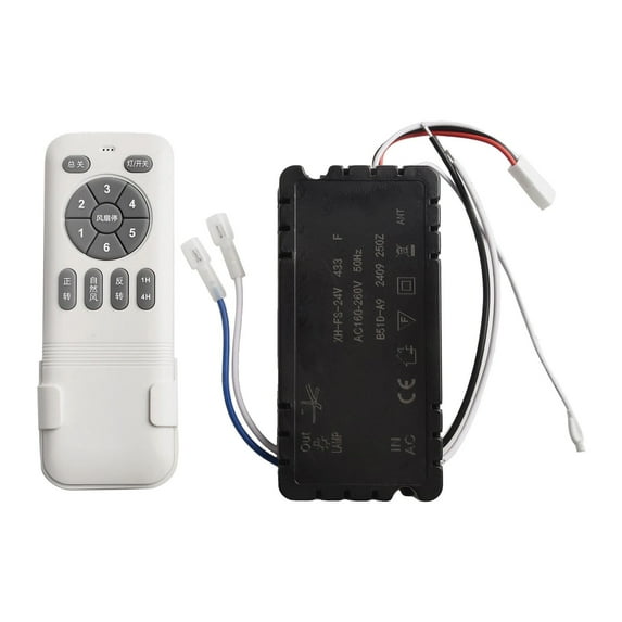 Ceiling Fan Light Frequency Conversion Remote Control 6Speed ...