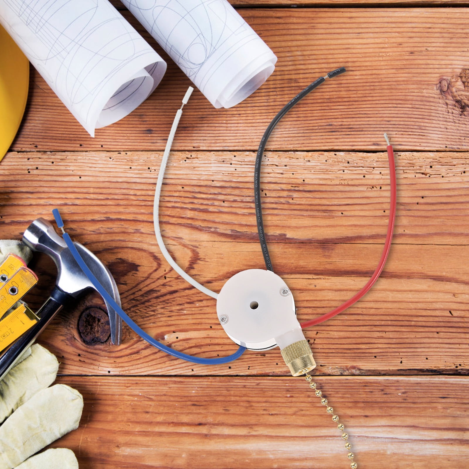 BESTYASH Ceiling Fan Light Pull Chain Multi Plastic Metal Home ...