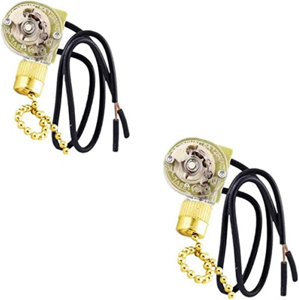 Ceiling Fan Light Switch Fan Light Switch, On-Off Speed with Pull Chain ...