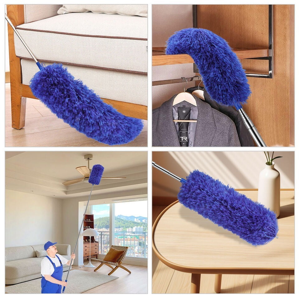 Ceiling Fan Microfiber & Cobweb Duster Cleaning Brush Cleaner w ...