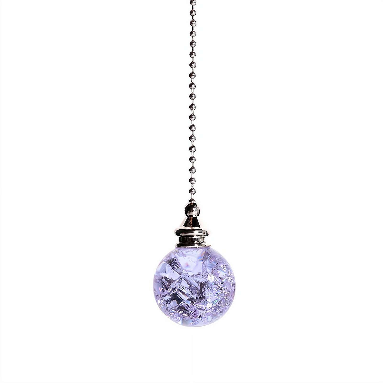 Ceiling Fan Pull Chain 20 Inch Ball Beaded Extension Crystal Bubble ...