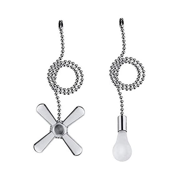Ceiling Fan Pull Chain,2pcs 3mm Diameter Beaded Ball Fan Pull Chain ,13 ...
