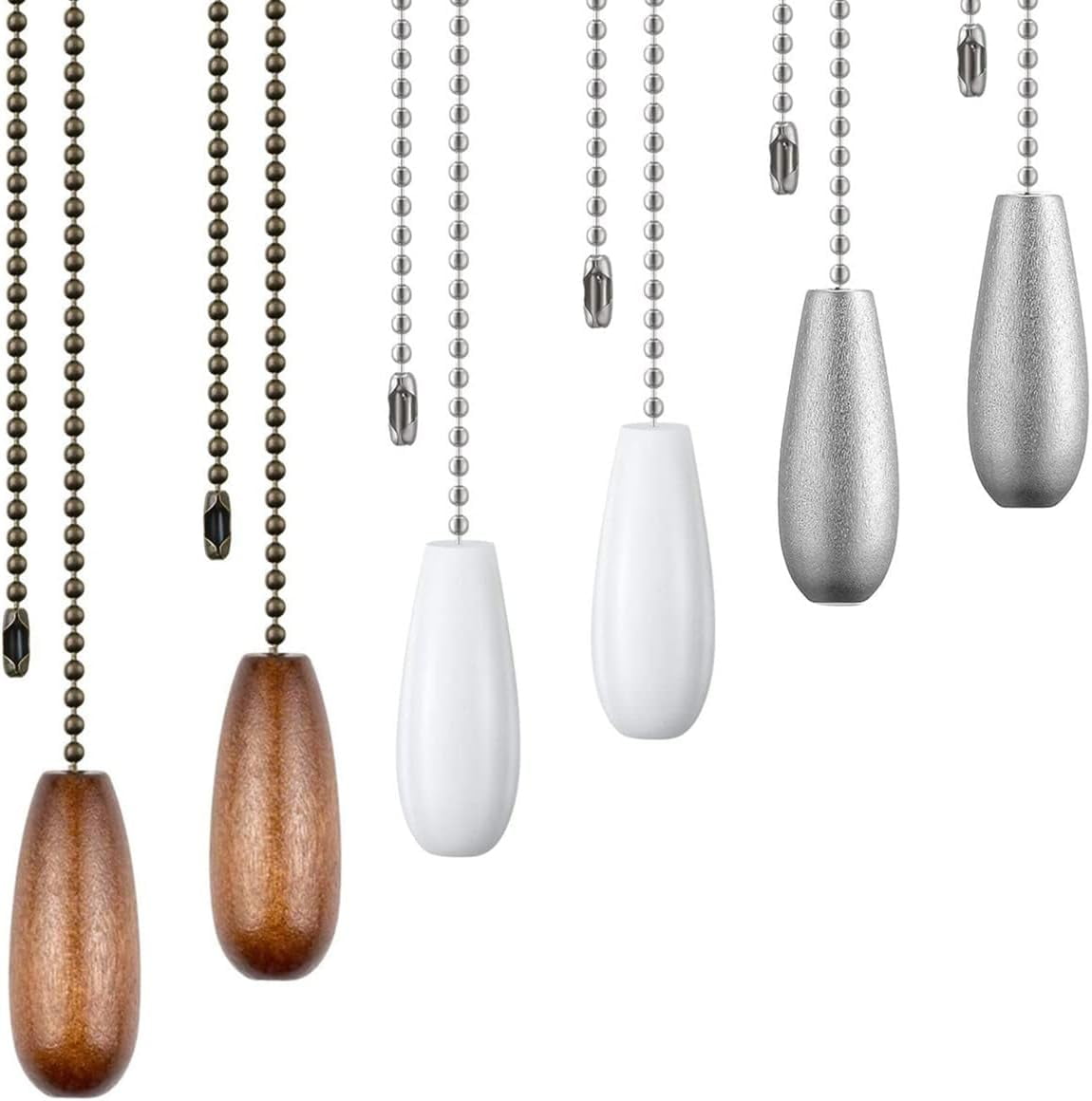 Ceiling Fan Pull Chain, 4Pcs/6Pcs Light Fan Pattern Pull Chain ...