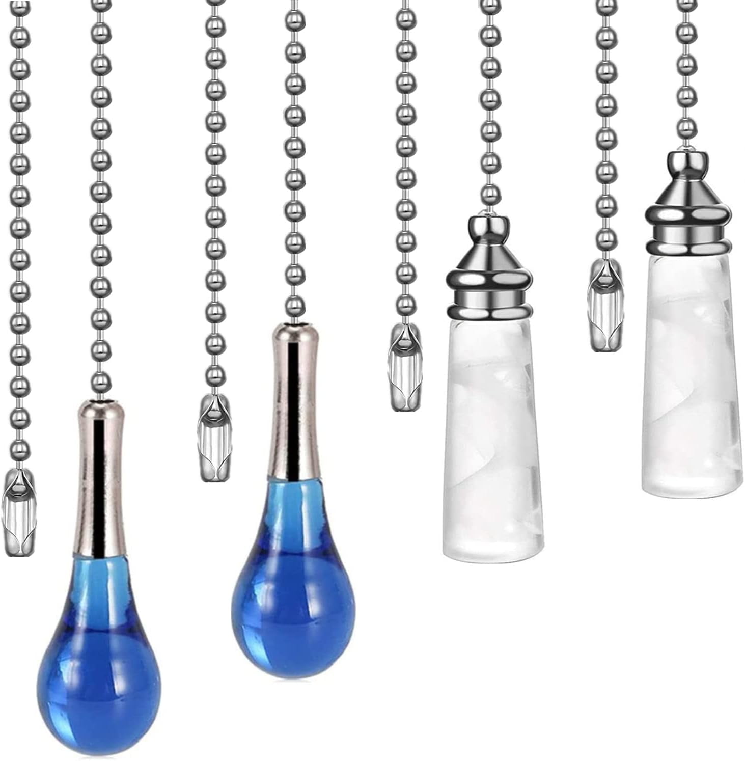 Ceiling Fan Pull Chain, 4Pcs/6Pcs Light Fan Pattern Pull Chain ...