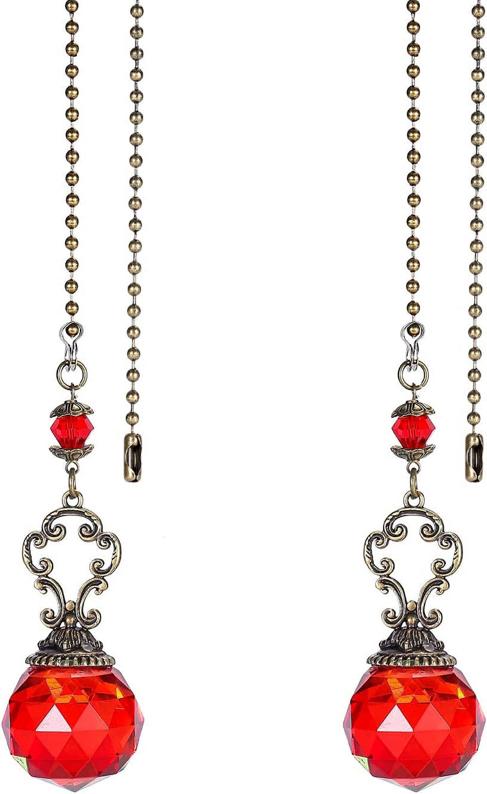 Ceiling Fan Pull Chain, Crystal Ceiling Fan Pull Decorative, Ceiling ...