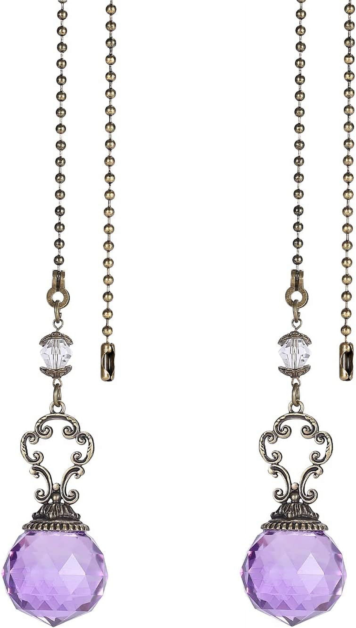 Ceiling Fan Pull Chain, Crystal Ceiling Fan Pull Decorative, Ceiling ...