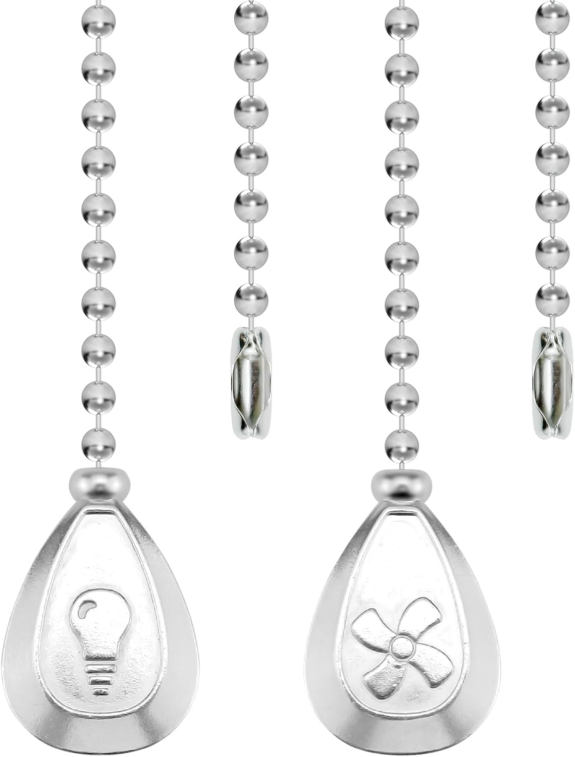 Ceiling Fan Pull Chain Extender, 4 Pcs 12 Inches Long Ceiling Fan Pull ...