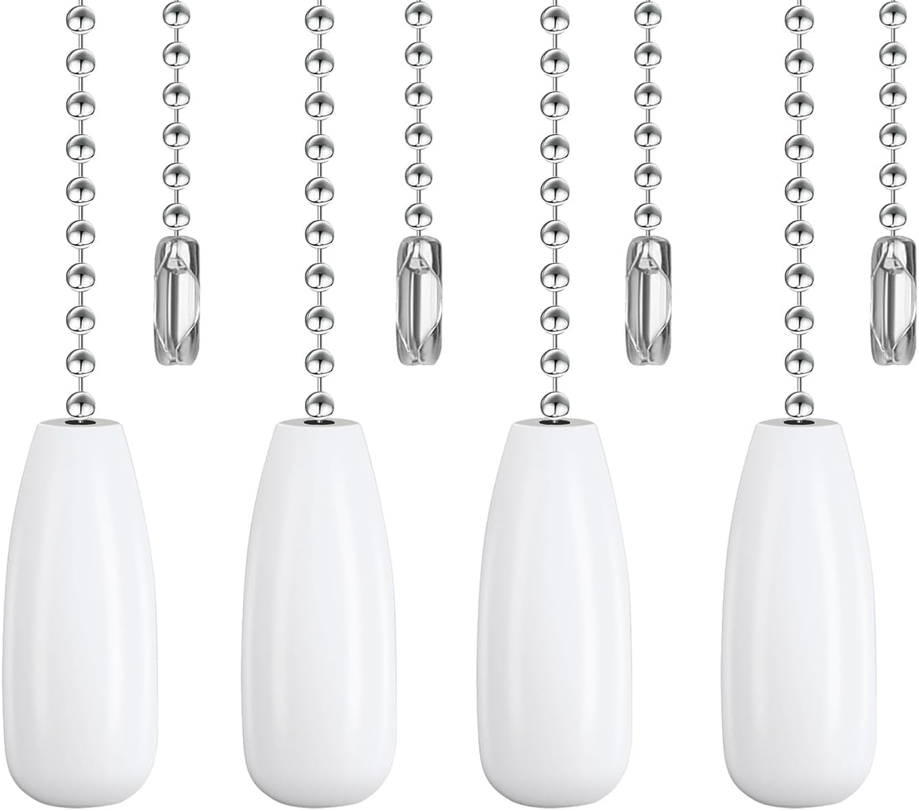 Ceiling Fan Pull Chain Extender, 4pcs Wooden Decorative Pendant ...