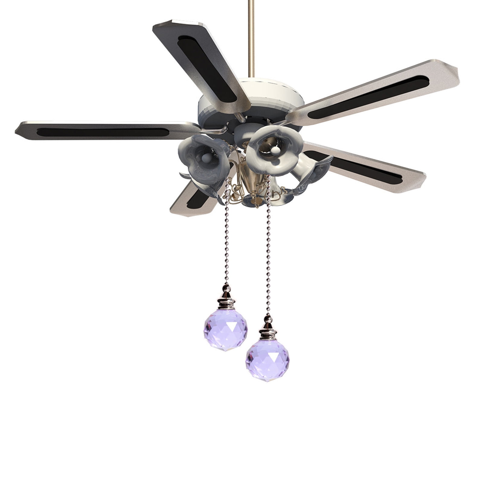 Ceiling Fan Pull Chain Extender Set - Prism Ball Pull Chain Extension ...