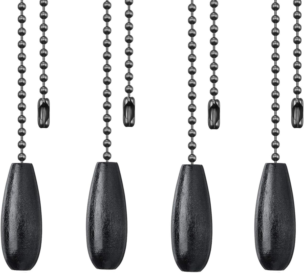 Ceiling Fan Pull Chain Extender Sets, Wooden Decorative Pendant ...