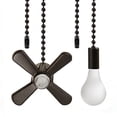 Ceiling Fan Pull Chain Extension Ornaments Chains with Decorative Light ...