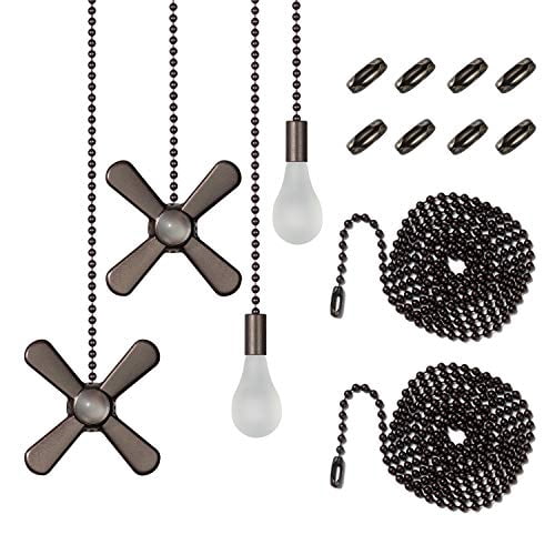 Ceiling Fan Pull Chain,Including 4Pcs Beaded Ball Fan Pull Chain ...