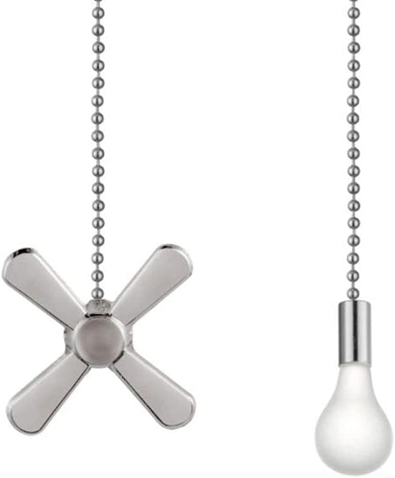 Ceiling Fan Pull Chain, Pack of 2 Ceiling Fan Cords with 13.6 Inches ...
