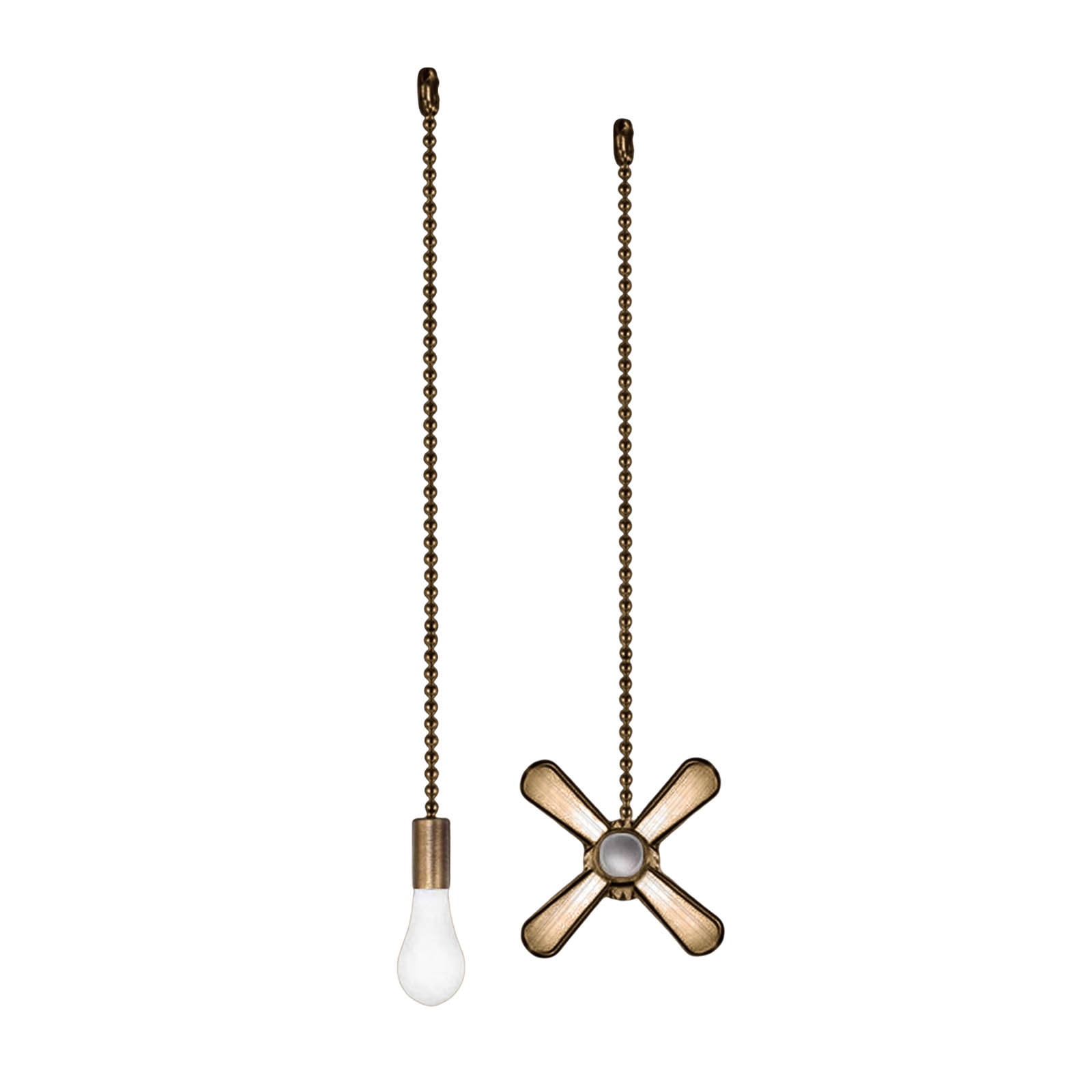 Ceiling Fan Pull Chain Set with Bulb and Fan Design - for Lighting and ...