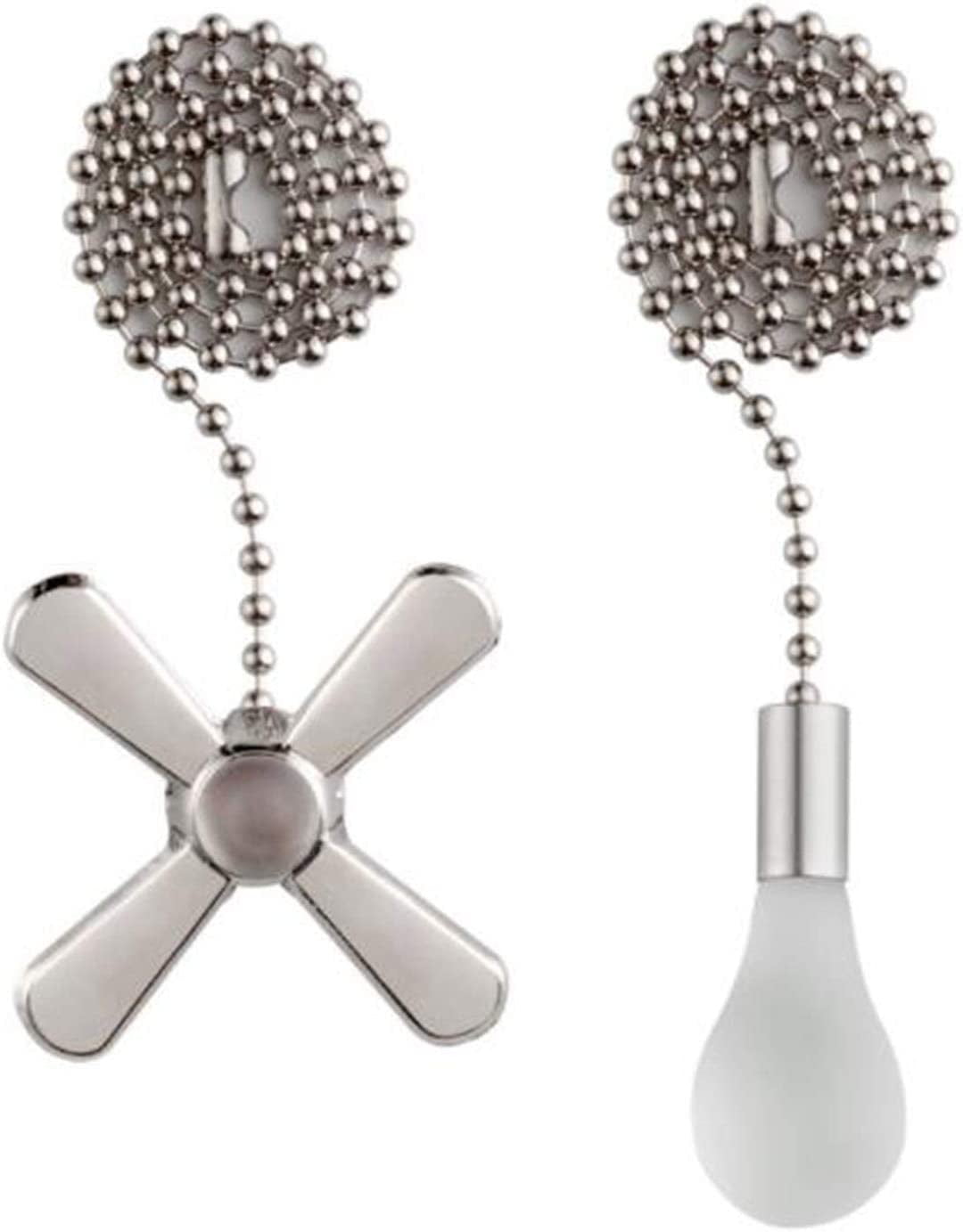 Ceiling Fan Pull Chains, 2 Pieces 12-inch Pull Chain Connector,Fan and ...
