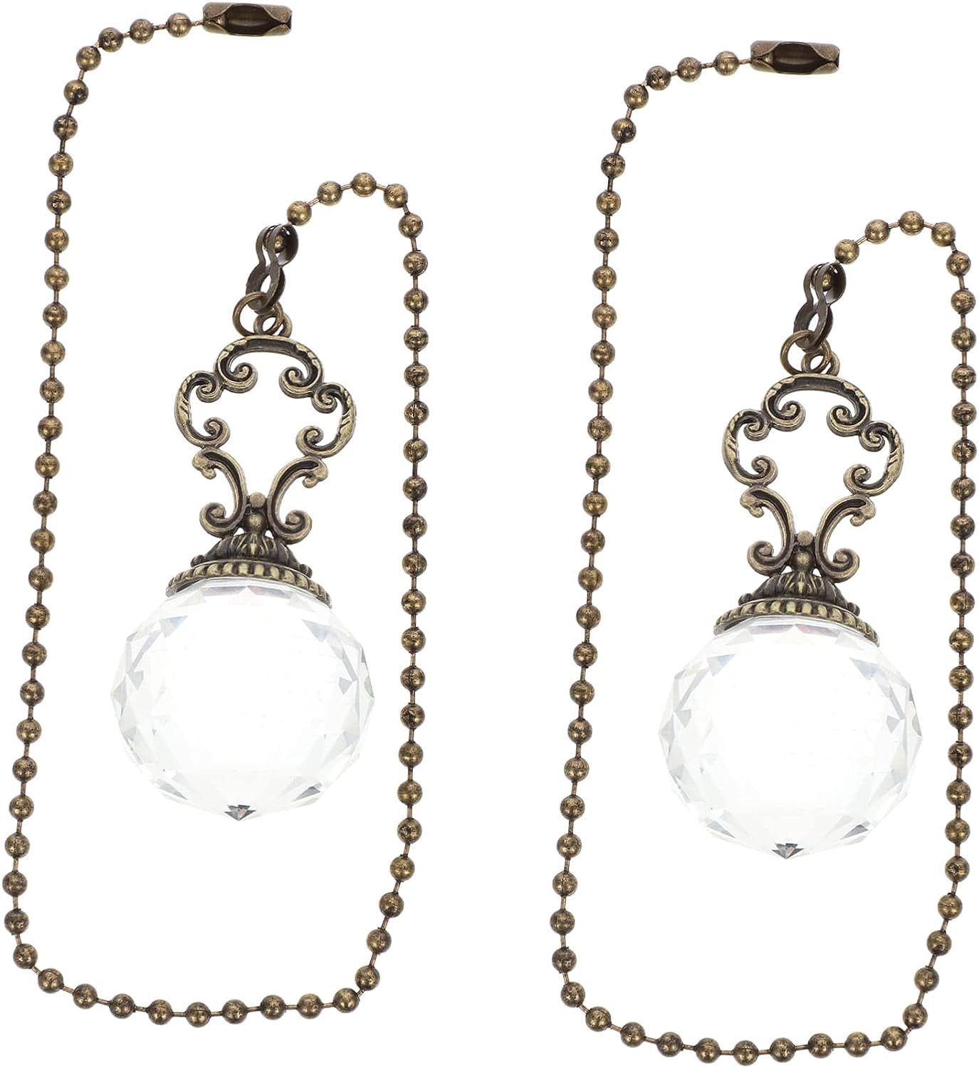 Ceiling Fan Pulls 2pcs Fan Light Hanging Chain Fan Chandelier Fan ...