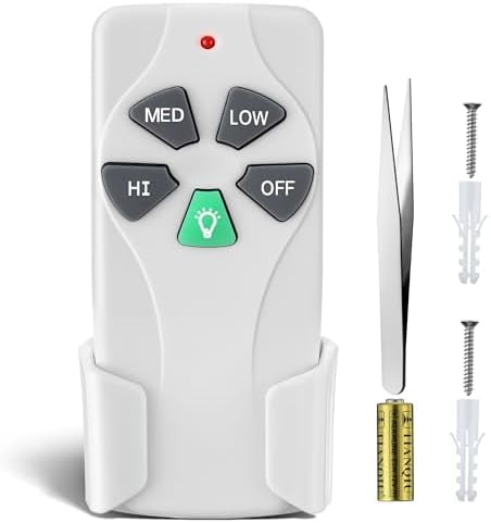 Ceiling Fan Remote Control Kit Compatible with Harbor Breeze Hampton ...