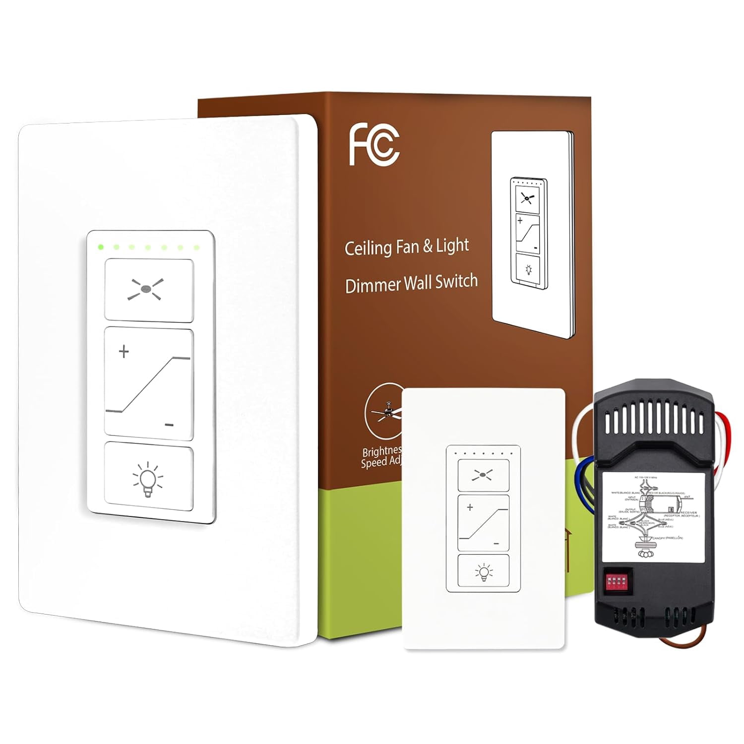 Ceiling Fan Remote Control Universal, UC9050T Ceiling Fan Remote ...