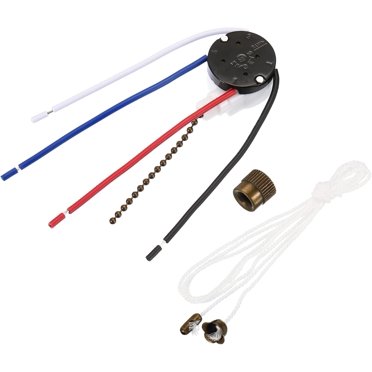 3 Pcs Ze-208S E89885 3 Speed 4 Wire Pull Chain Switch Ceiling Fan Light ...