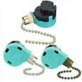 Ceiling Fan Switch 3 Speed 4 Wire ZE-268S6 Fan Pull Chain Speed Control ...