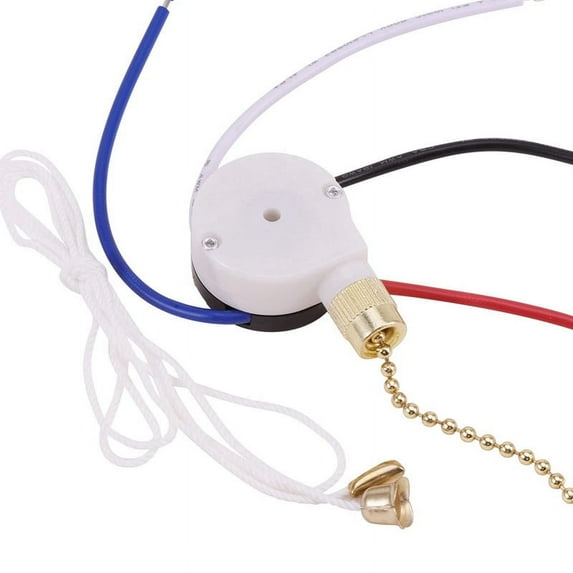 Ceiling Fan Switch Kit 3 Speed 4 Wire, Fan Switch Zipper Speed Control ...