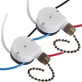 Ceiling Fan Switch ZE-208s E89885 3 Speed 4 Wire Fan Light Switch ...