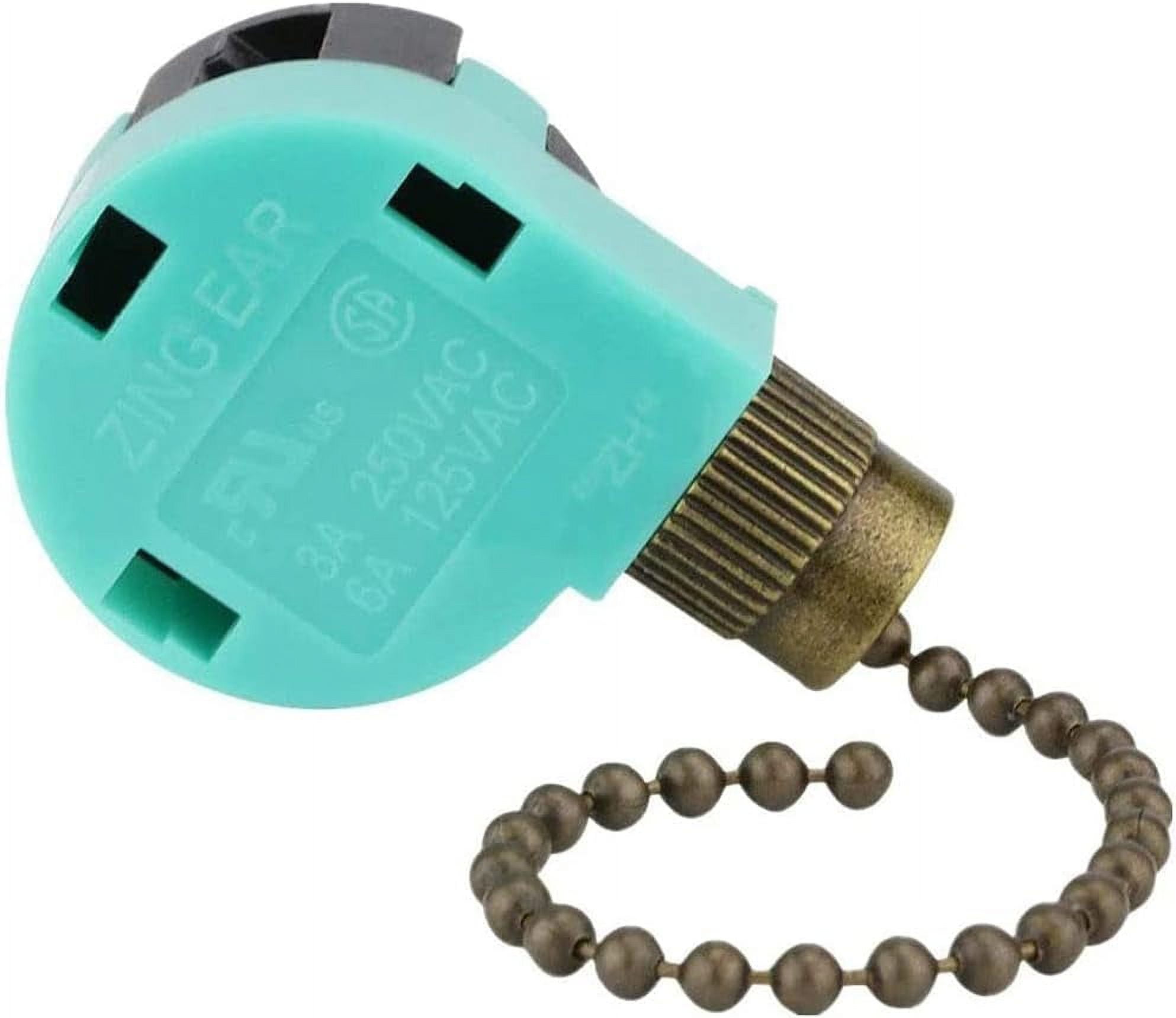 Ceiling Fan Switch ZE-268S6, Ceiling Fan Pull Switch, 4 Wire Fans ...