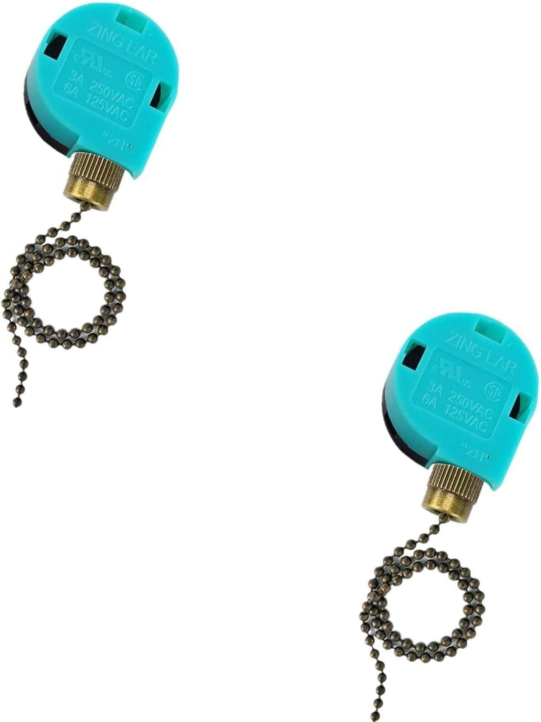 Ceiling Fan Switch Zing Ear Pull Chain Switch ZE-268s6 Fan Switch, 3 ...