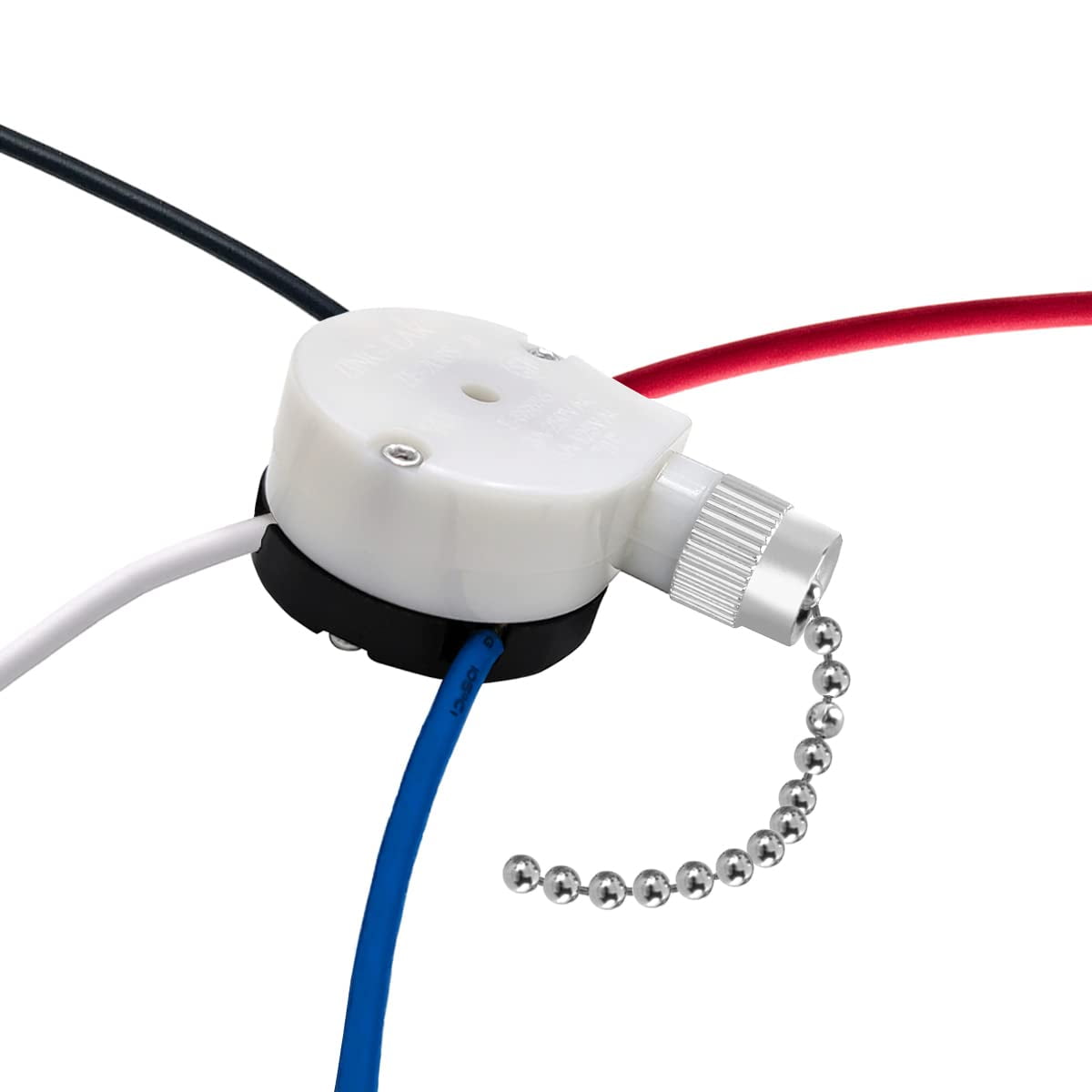 Ceiling Fan Switch Zing Ear ZE-208S E89885 3 Speed 4 Wire Fan Switch ...