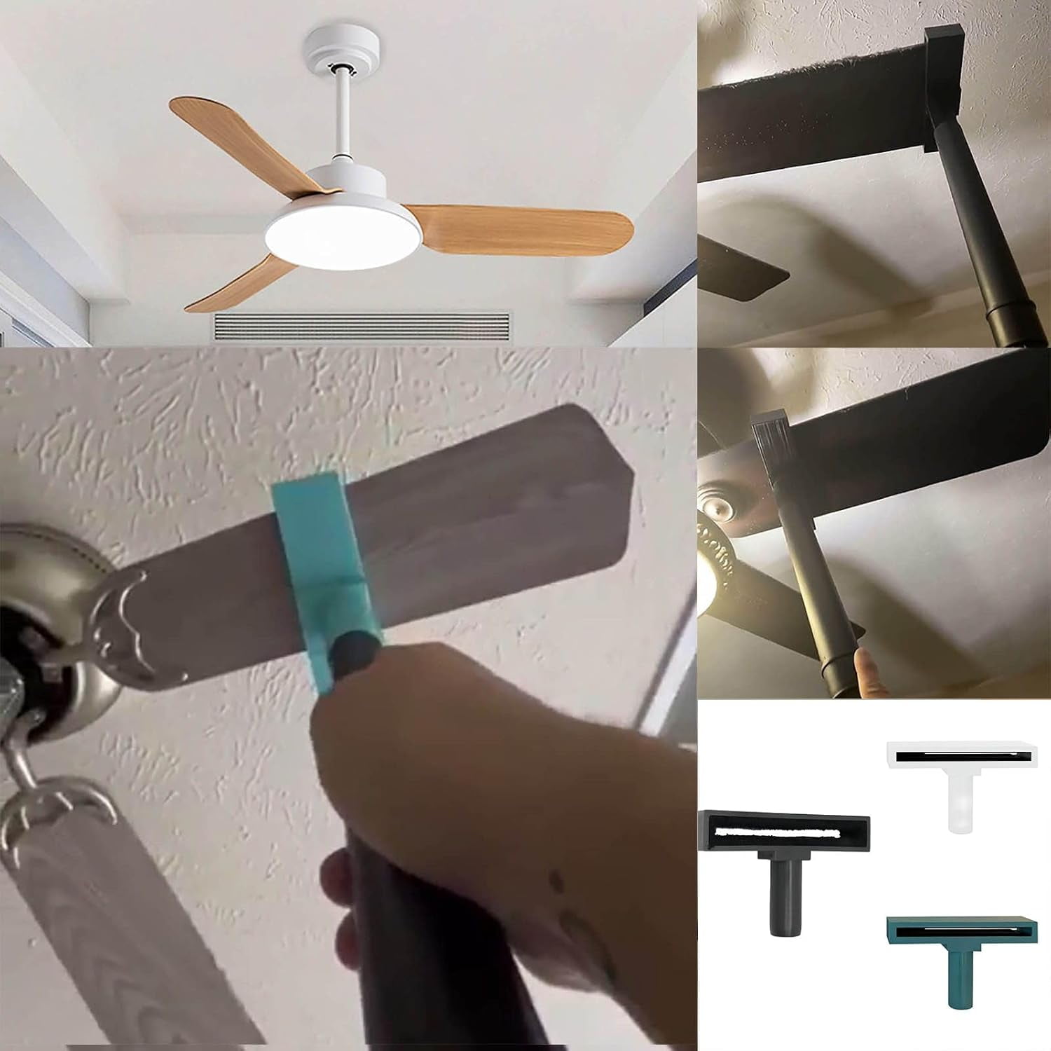 Ceiling Fan Vacuum Attachment, Duster with Vacuum Attachmen Lightweight ...