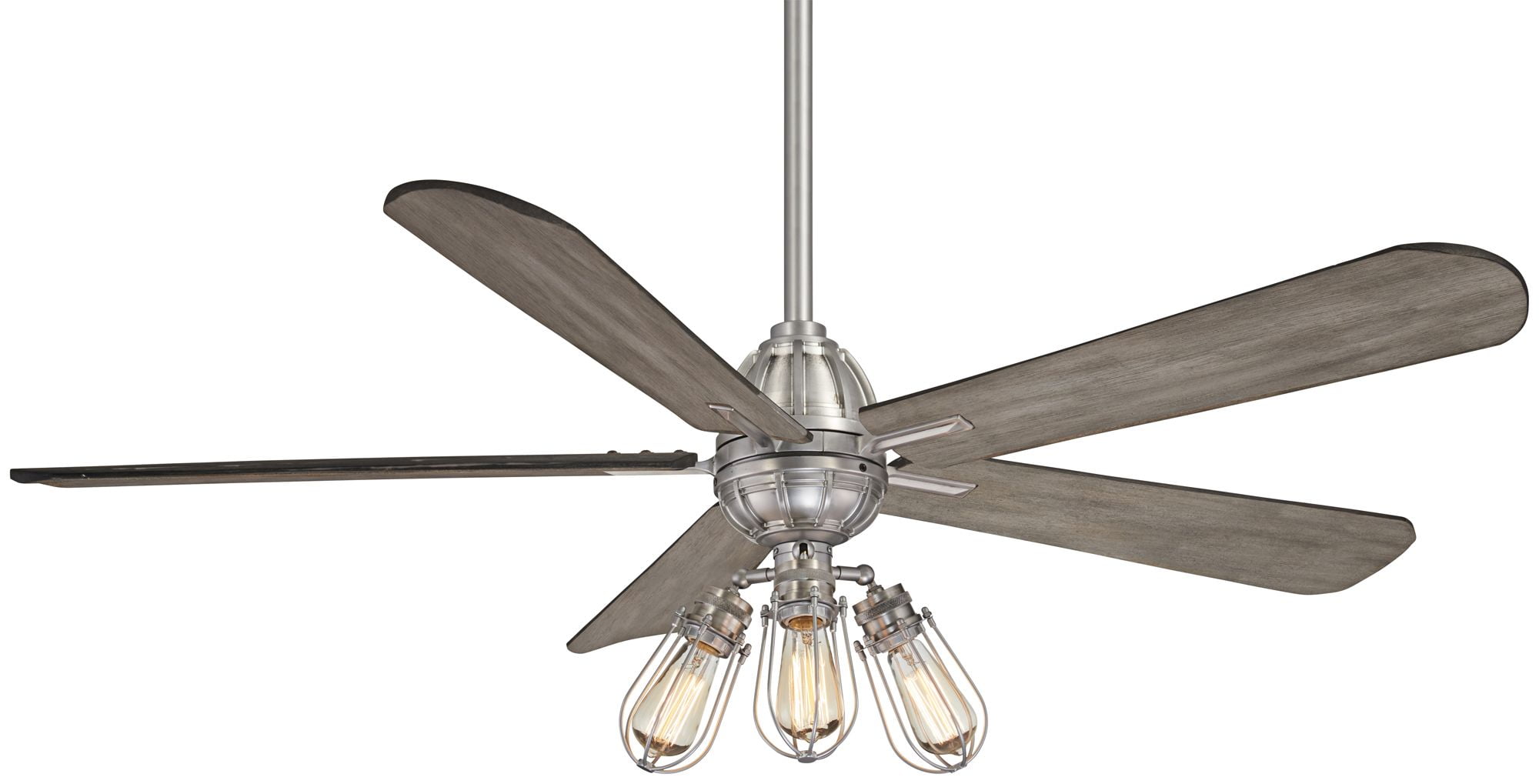 Ceiling Fan With Light Kit In Transitional Style 20.5 Inches Tall By 56 ...