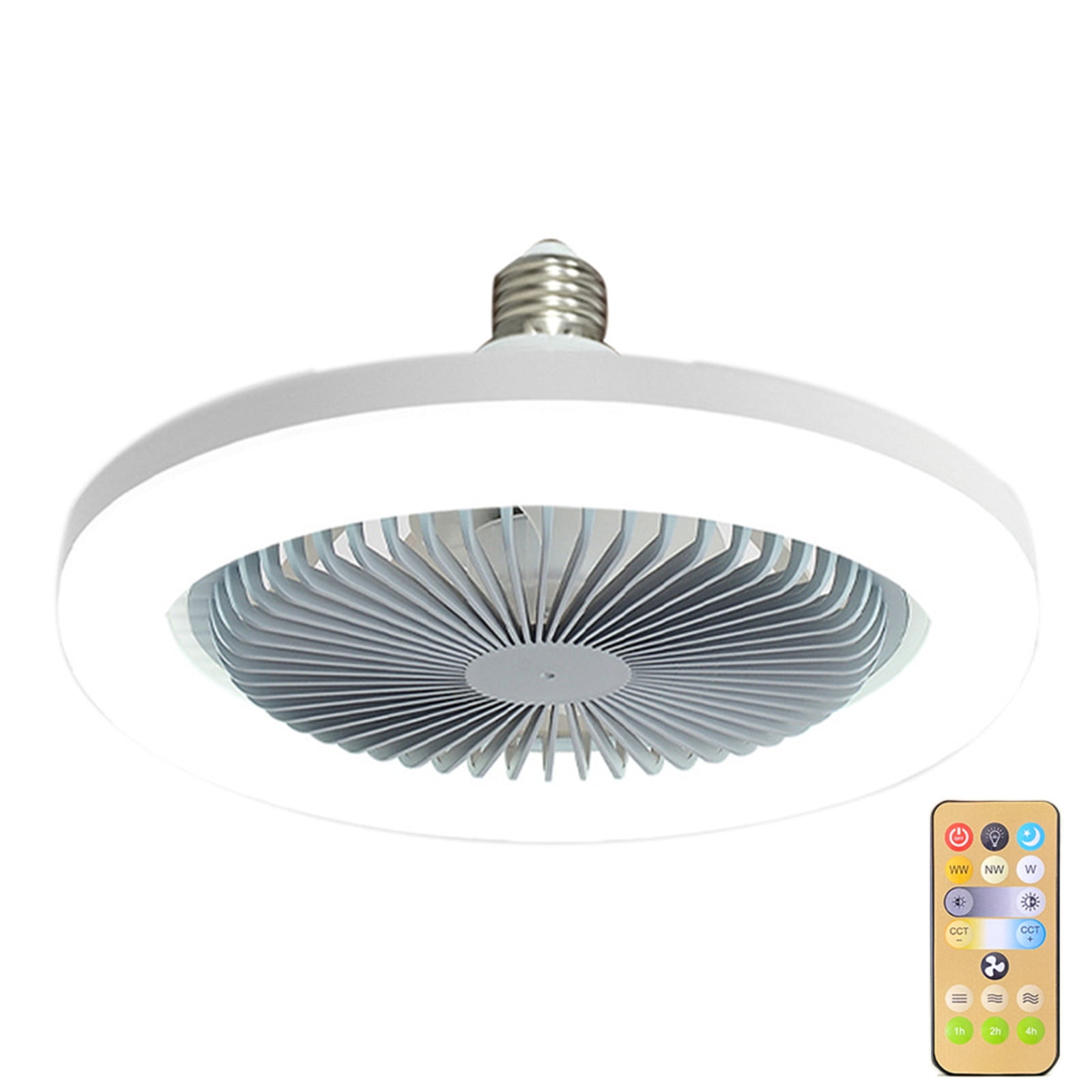 Mouliraty Ceiling Fan With Lights,Enclosed Low Profile Fan Light ...