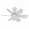 Mainstays 42 Inch Hugger Indoor Ceiling Fan with Light, Satin Nickel, 4 ...