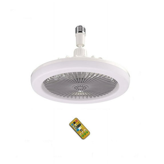 Ceiling Fan with Remote Control and Light 30W LED Lamp Fan Smart Silent ...