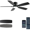Ceiling Fans with Lights, 52 inch Low Profile Ceiling Fan with Light ...