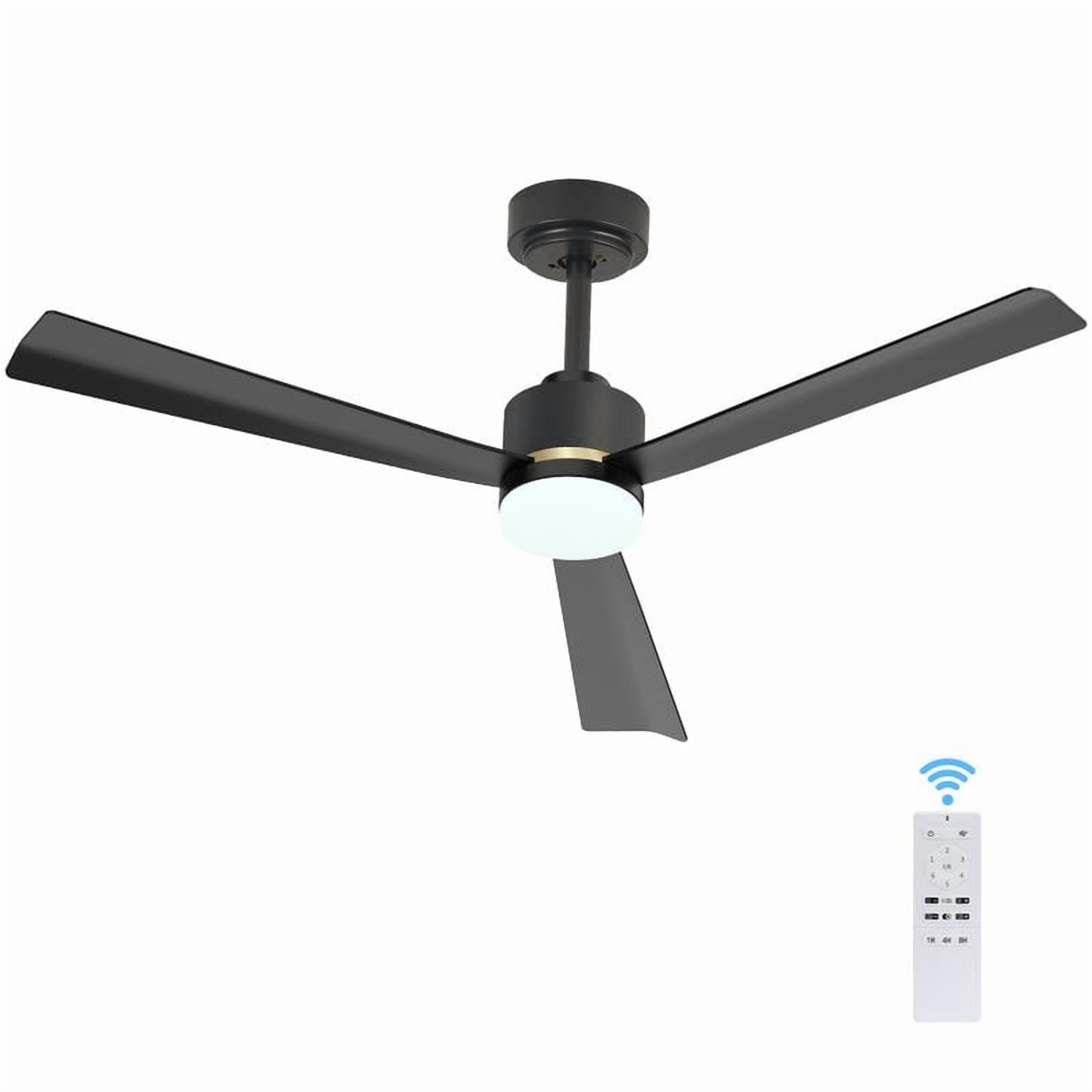 Ceiling Fans with Lights, Large Indoor Ceiling Fan with Remote Control ...